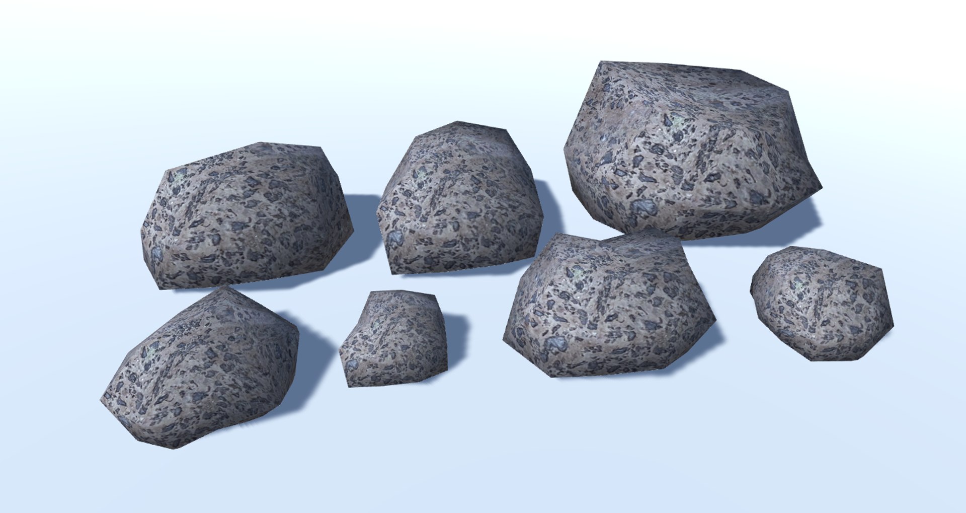 3D Small Ground Rocks - TurboSquid 1159730