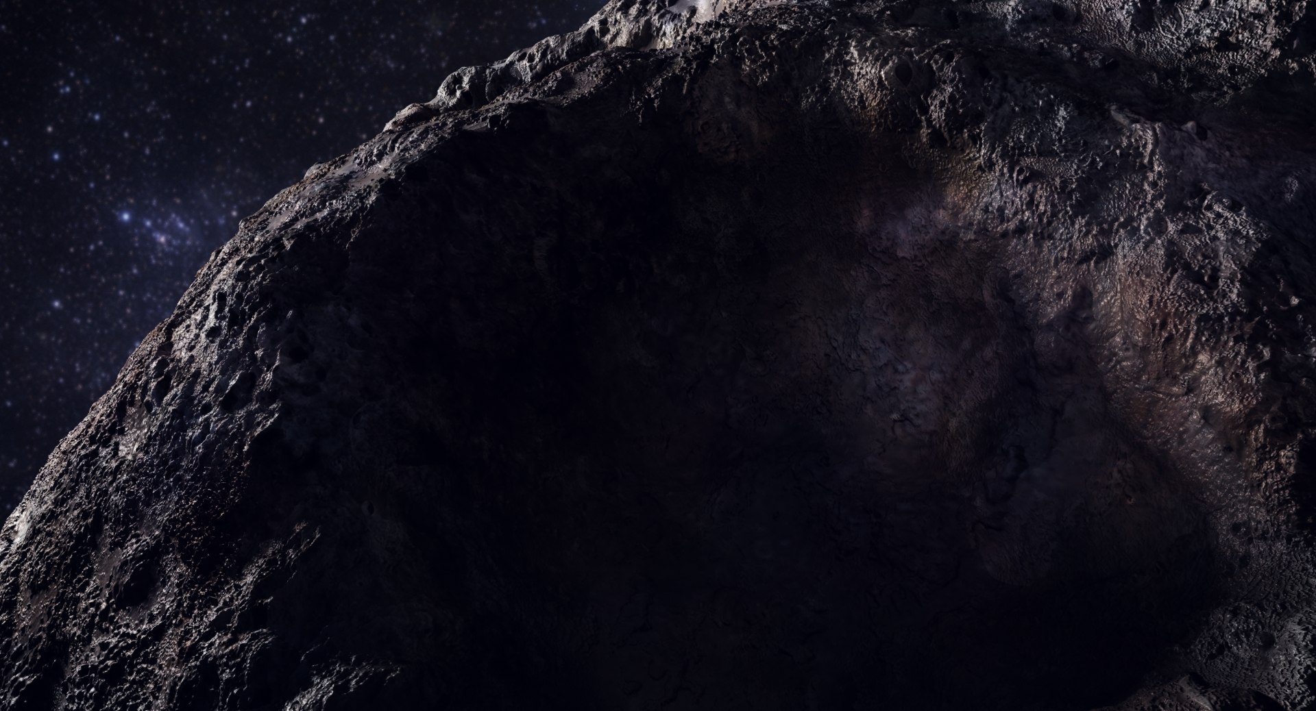 3d psyche asteroid metallic s model
