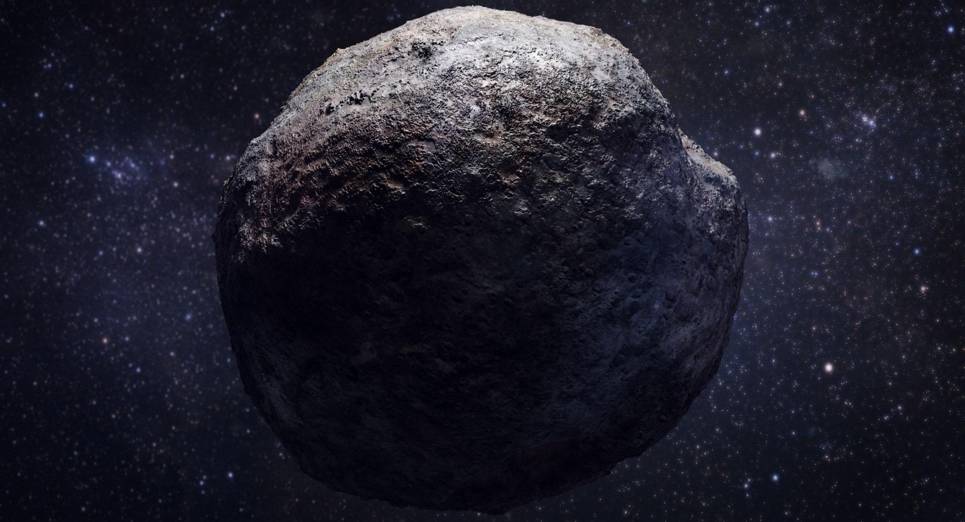 3d psyche asteroid metallic s model