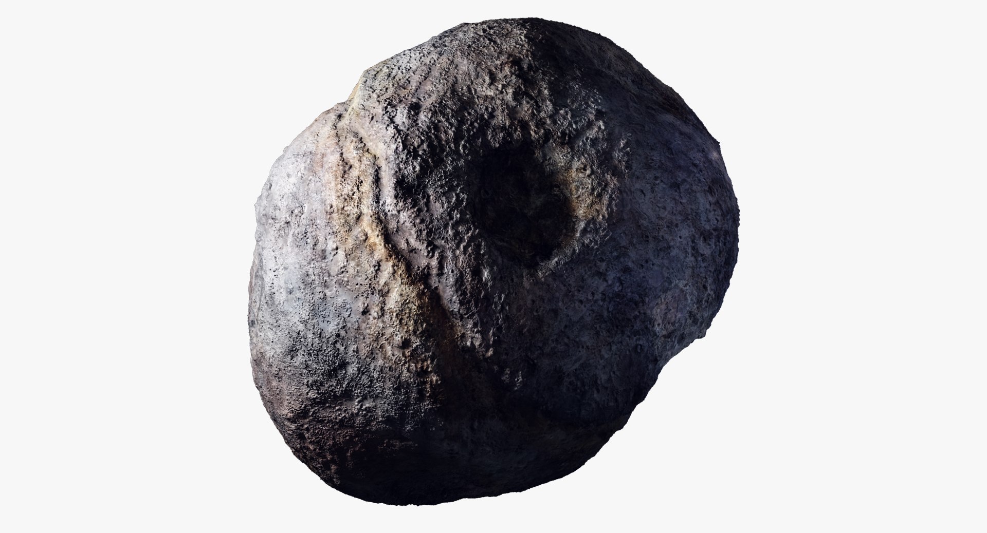 3d Psyche Asteroid Metallic S Model