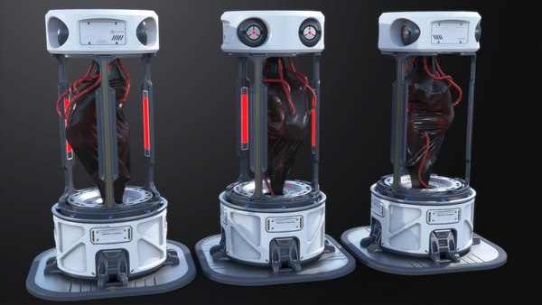 Ready sci-fi cloning device 3D model - TurboSquid 1461181