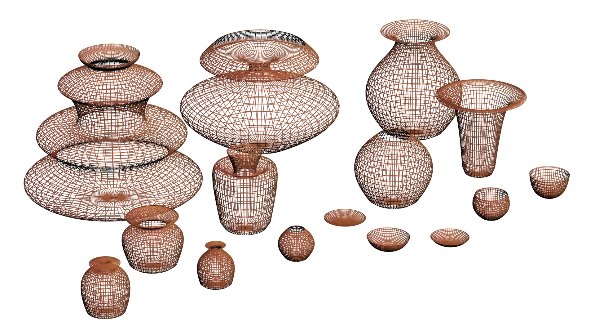 3D Pottery Set - Pack - TurboSquid 1461147