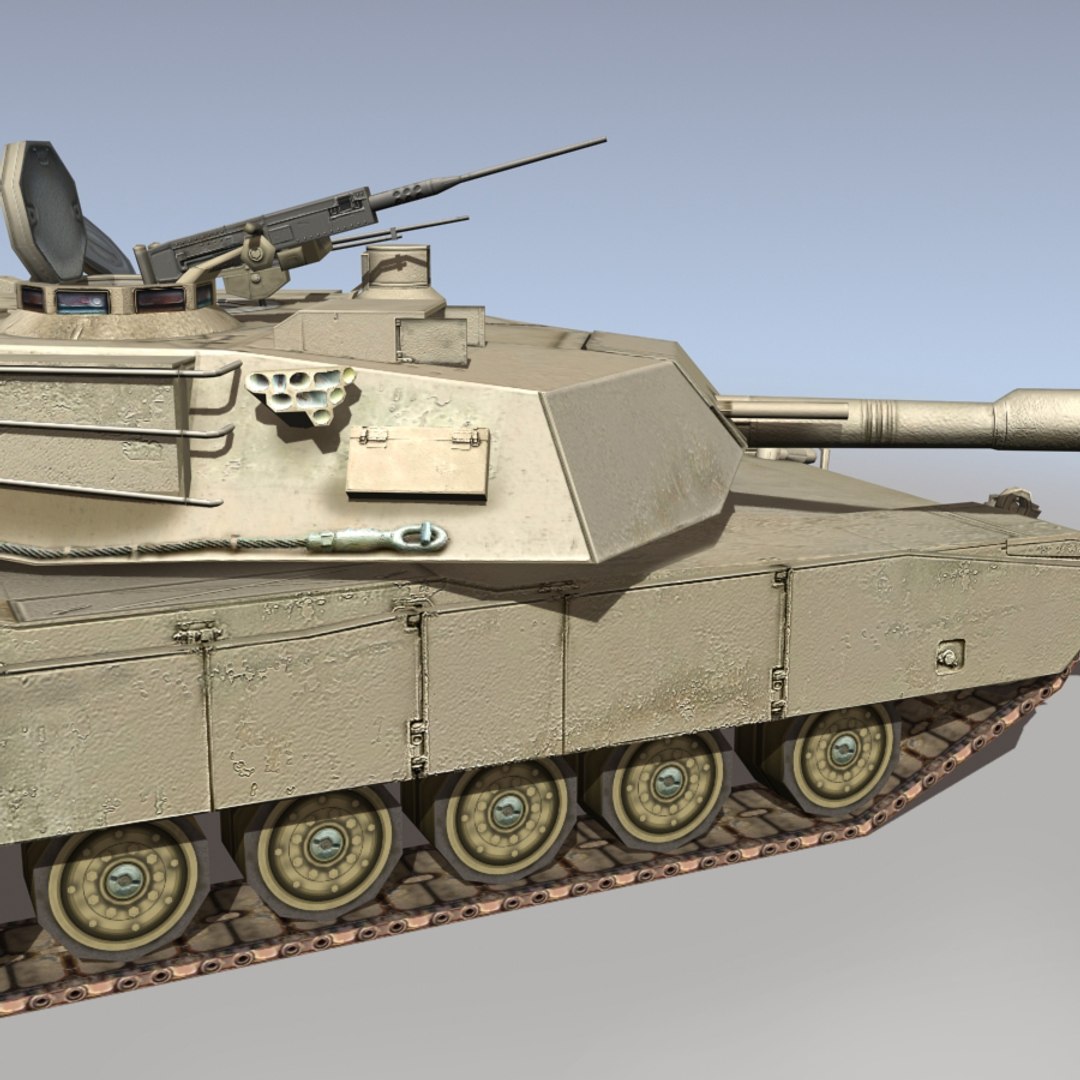 M1 Abrams Tank 3d Model