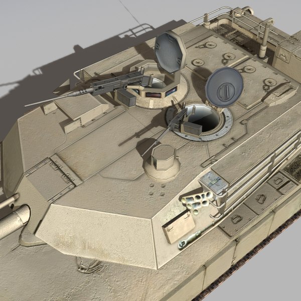 m1 abrams tank 3d model