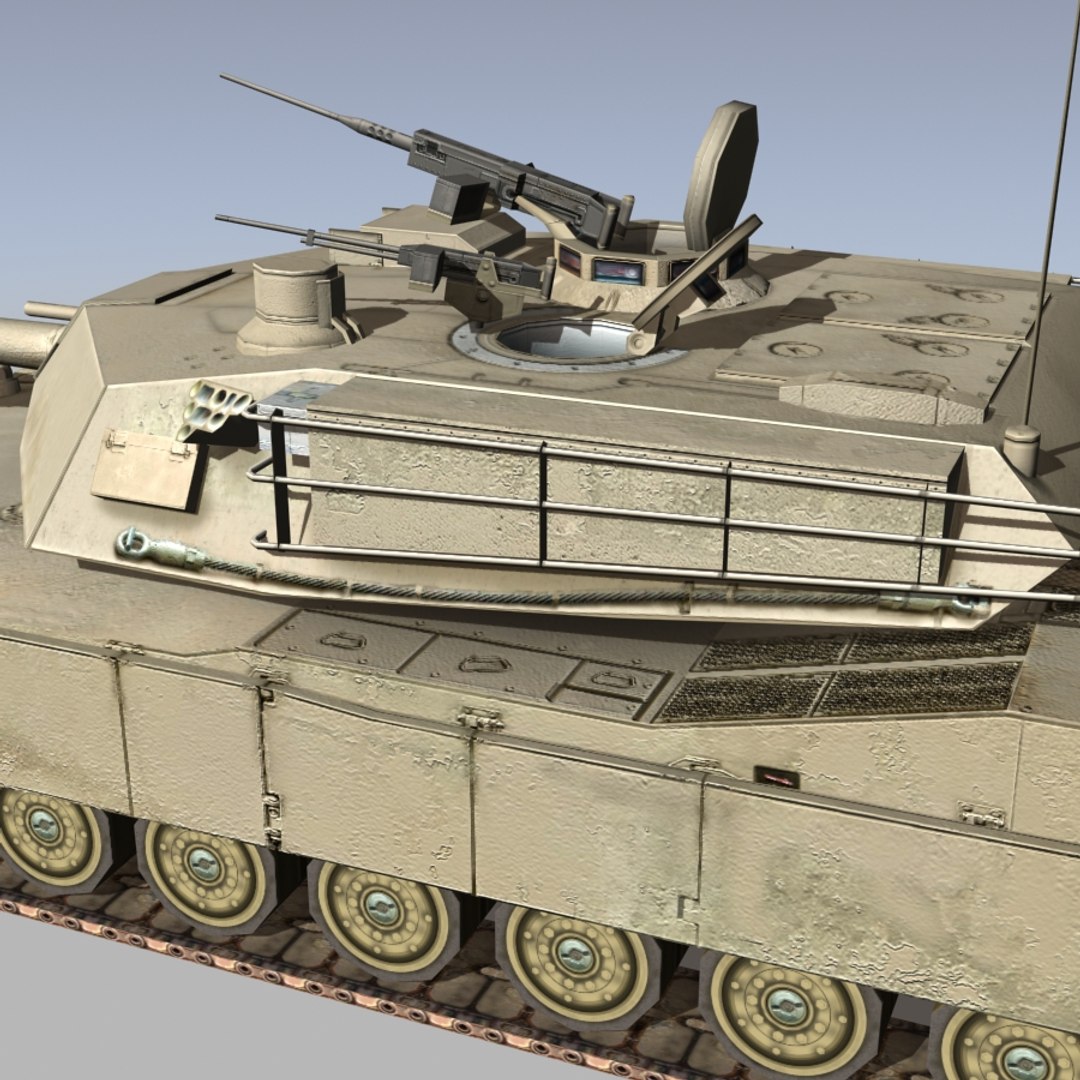 M1 Abrams Tank 3d Model