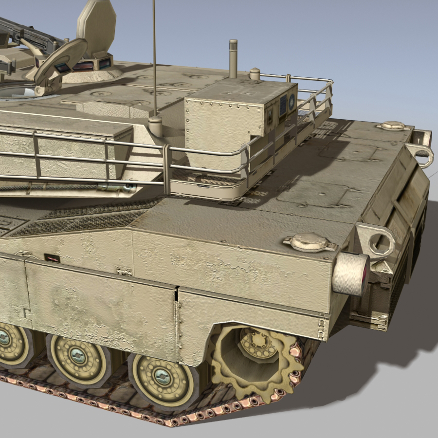 m1 abrams tank 3d model