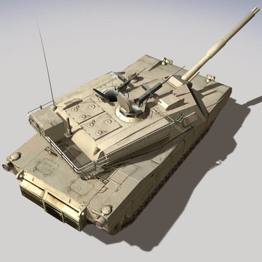 m1 abrams tank 3d model