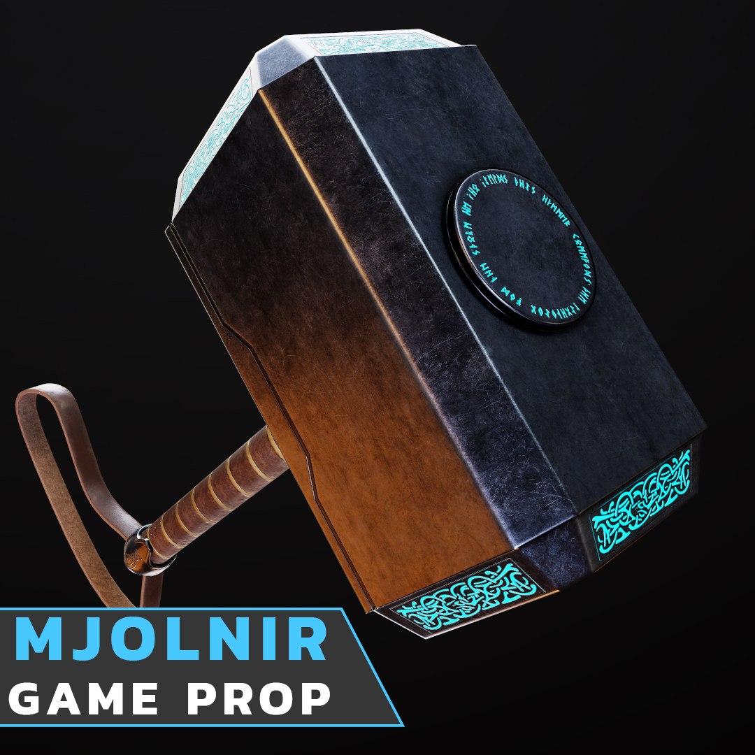 3D Model Mjolnir Games - TurboSquid 1480044