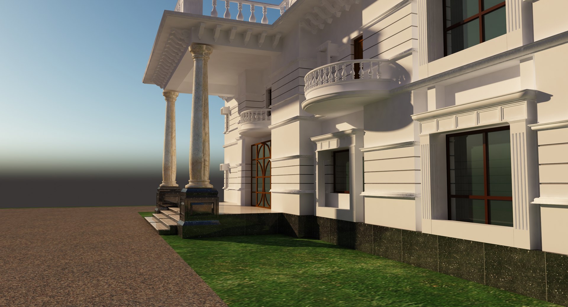 Duplex House 3D Model - TurboSquid 1558834