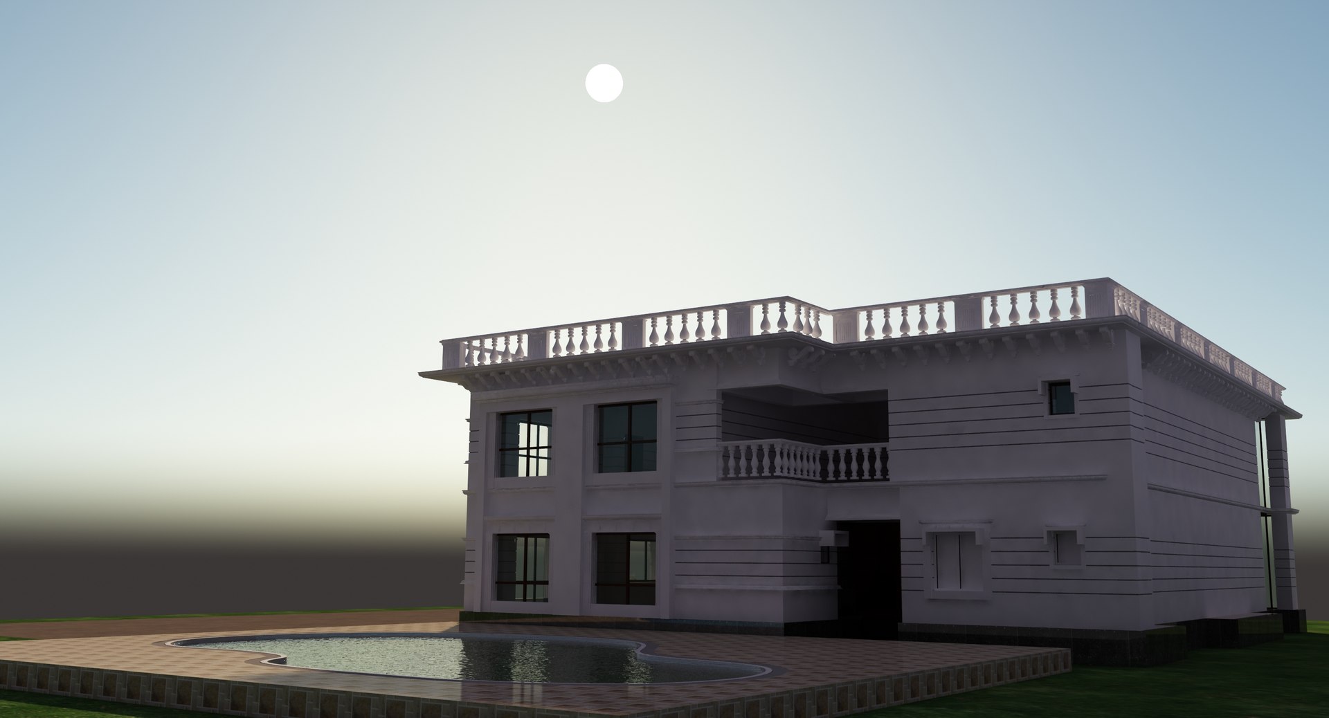 Duplex House 3D Model - TurboSquid 1558834