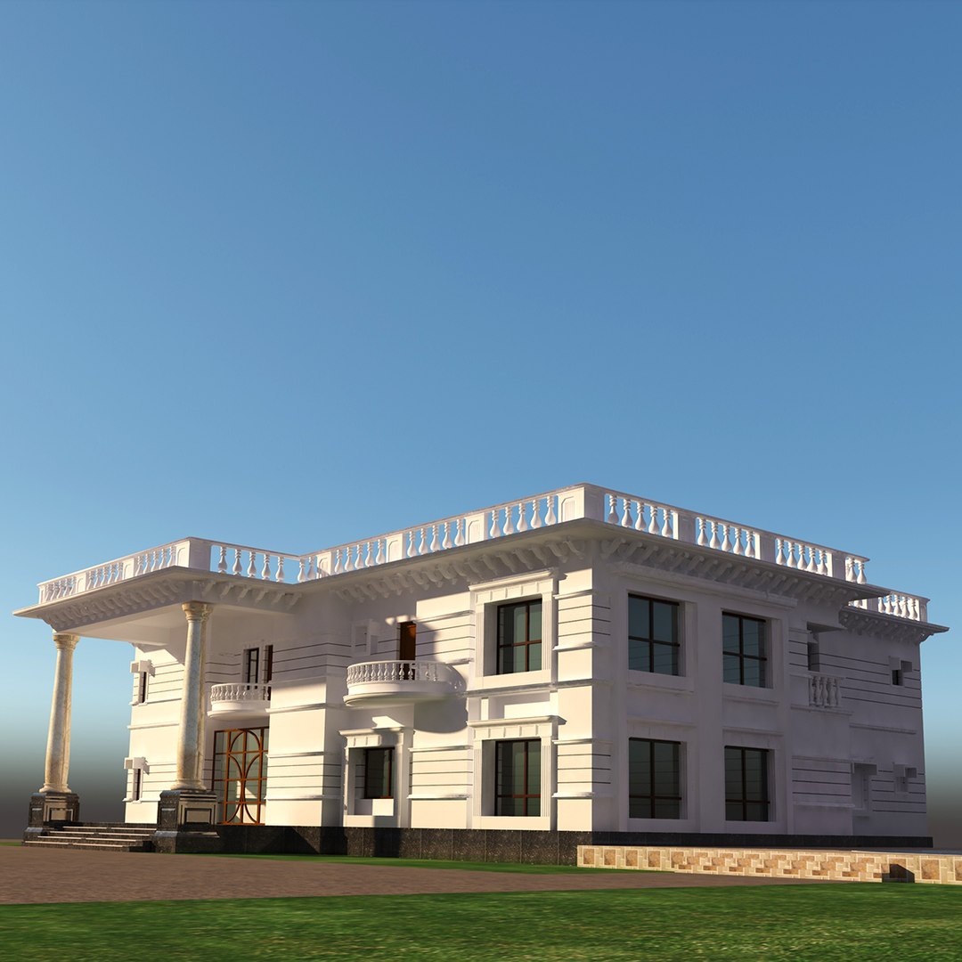 Duplex House 3D Model - TurboSquid 1558834