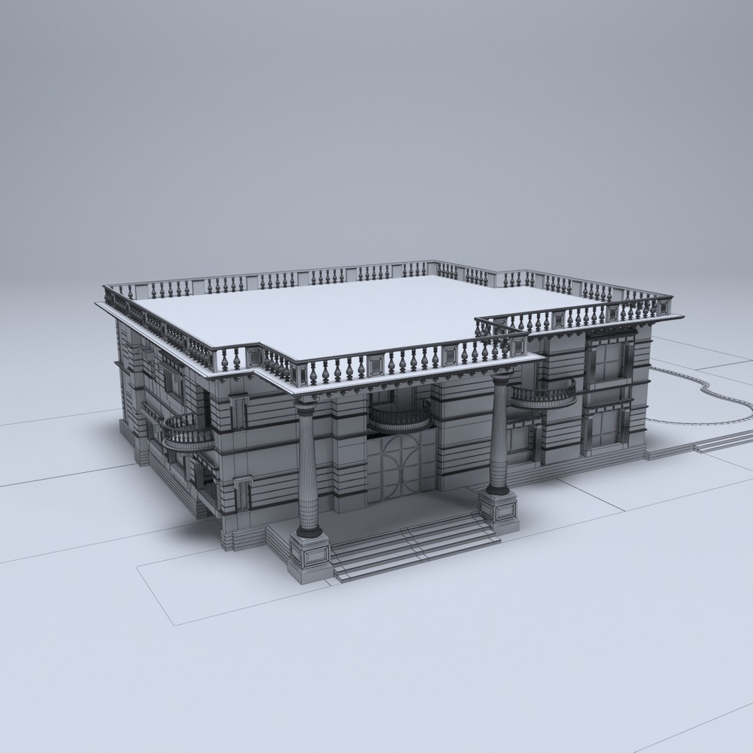 Duplex House 3D Model - TurboSquid 1558834