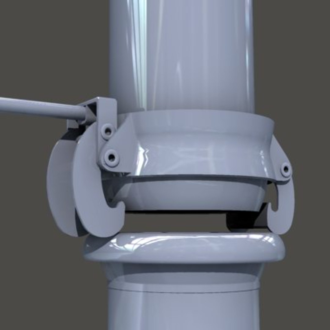 Pipe Union Link 3d Model