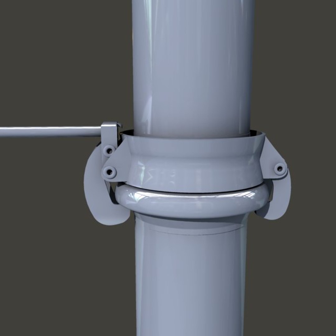 Pipe Union Link 3d Model
