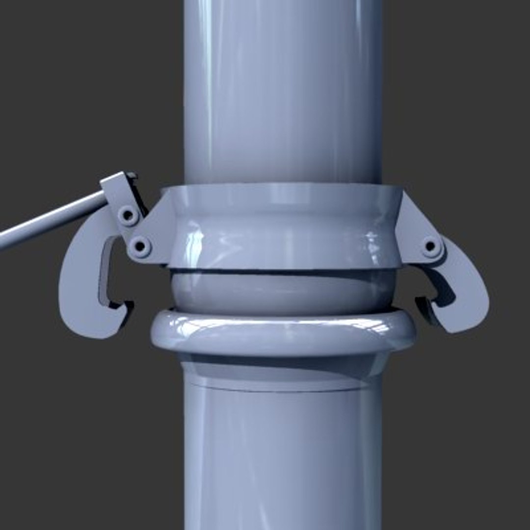 Pipe Union Link 3d Model