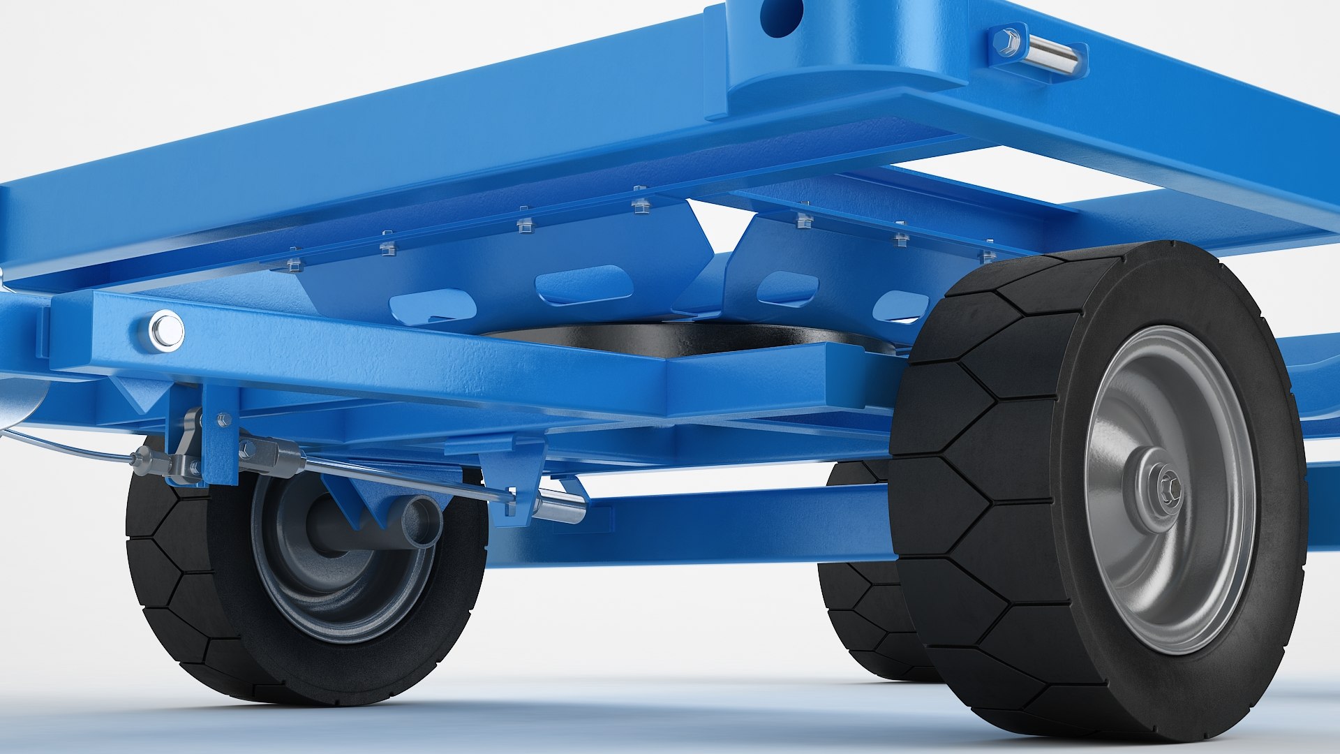 Airport Trailer Chassis 02 3D Model - TurboSquid 2226790