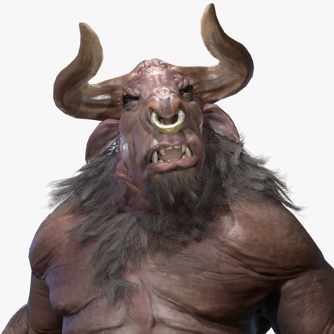 3D Minotaur Beast of Crete - TurboSquid 2053623