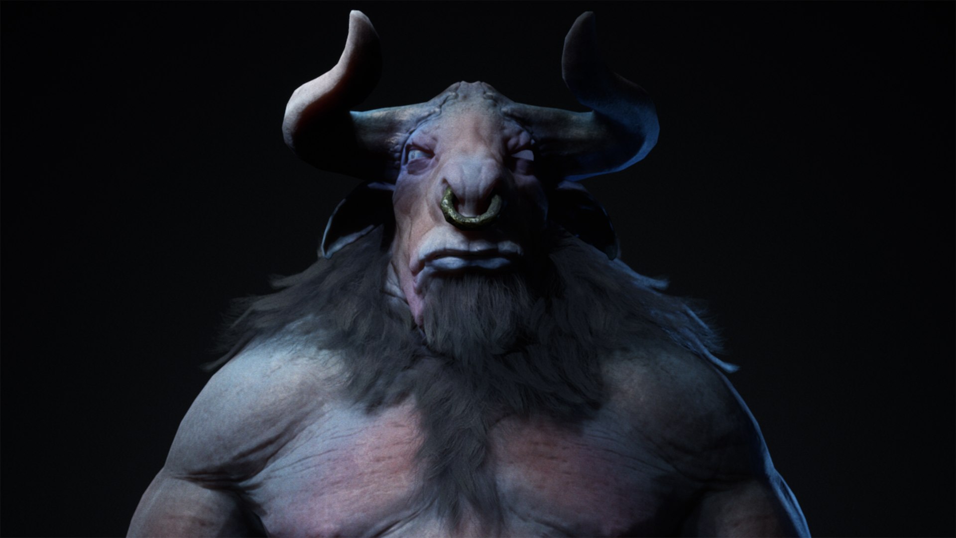 3D Minotaur Beast Of Crete - TurboSquid 2053623