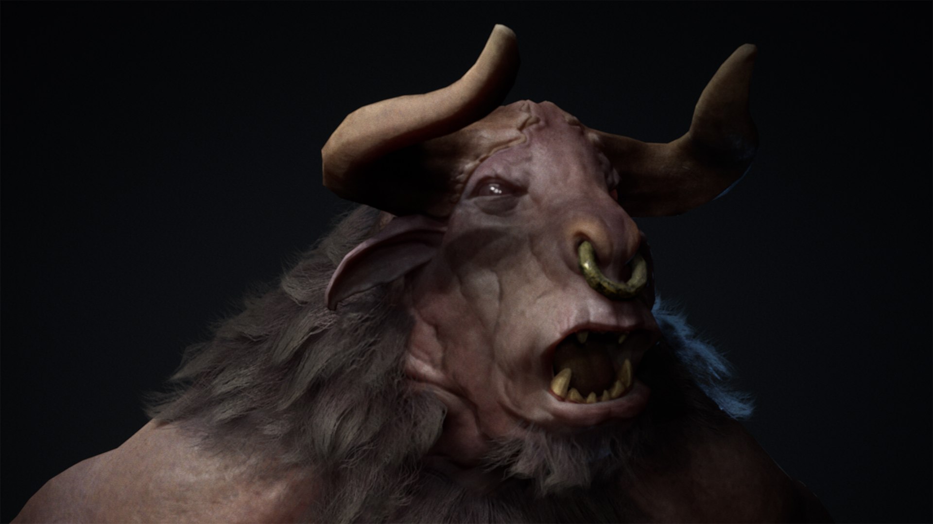 3D Minotaur Beast Of Crete - TurboSquid 2053623