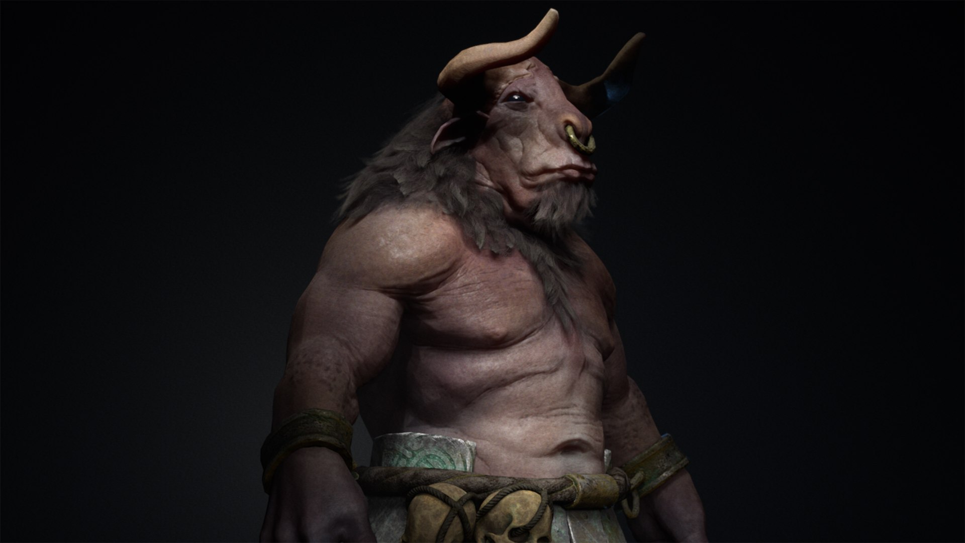 3D Minotaur Beast Of Crete - TurboSquid 2053623