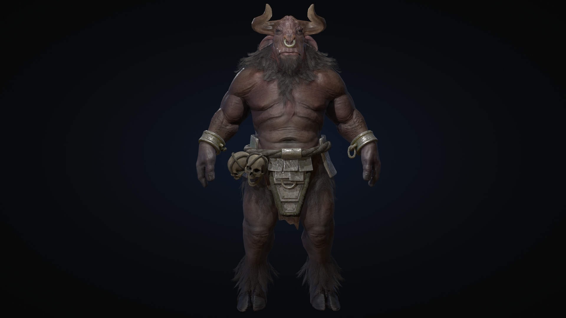 3D Minotaur Beast Of Crete - TurboSquid 2053623