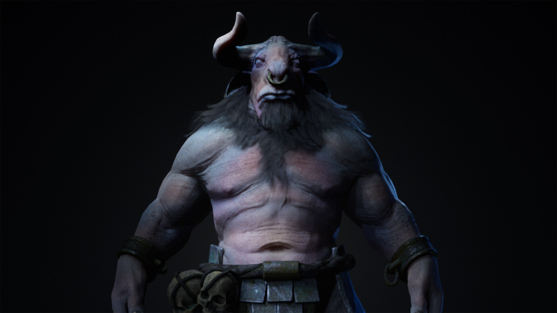 3D Minotaur Beast Of Crete - TurboSquid 2053623