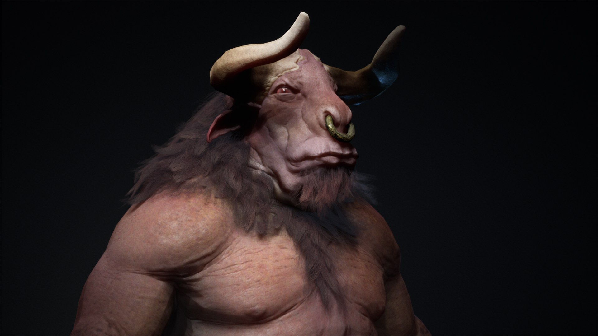3D Minotaur Beast of Crete - TurboSquid 2053623