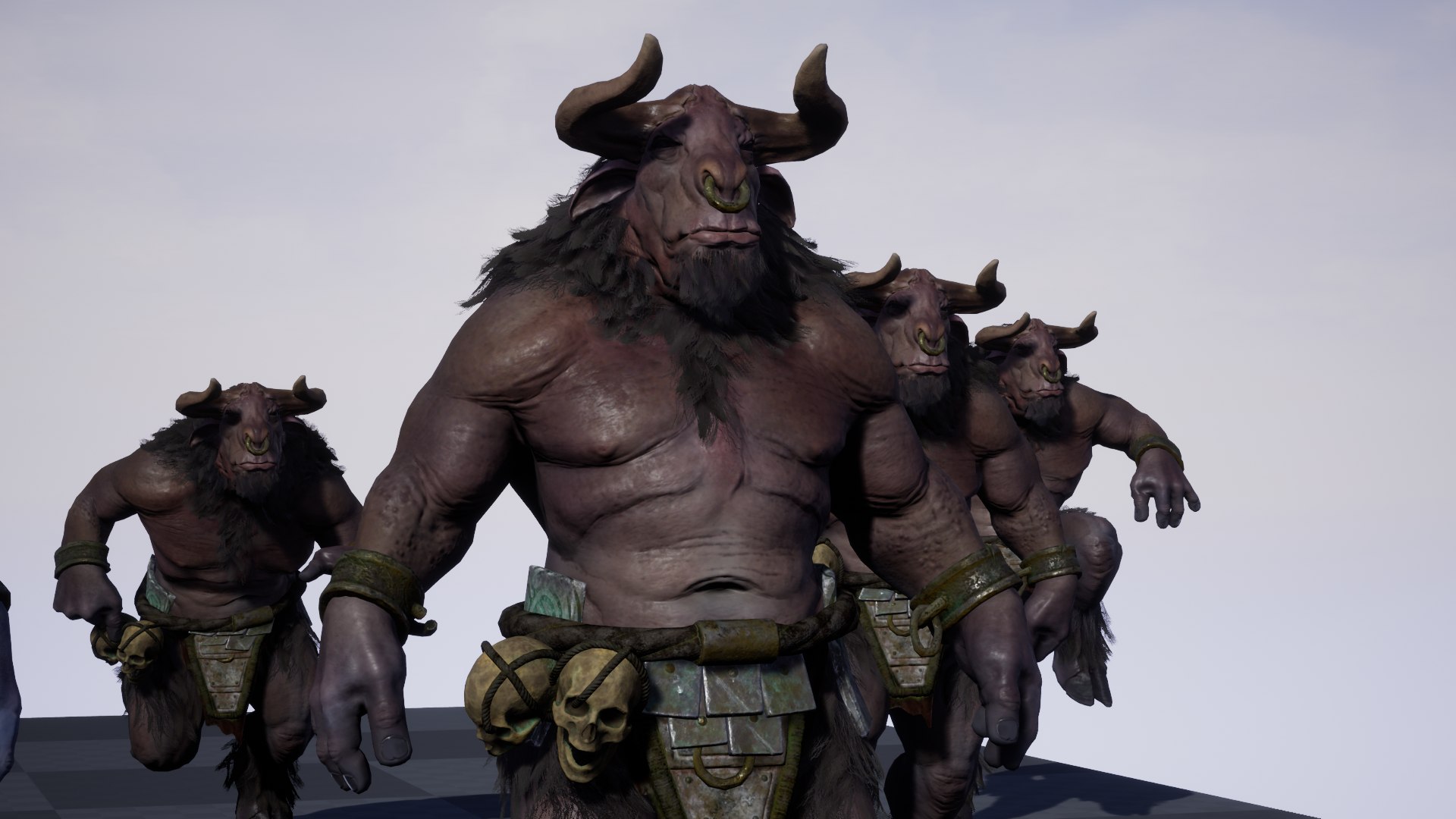 3D Minotaur Beast Of Crete - TurboSquid 2053623