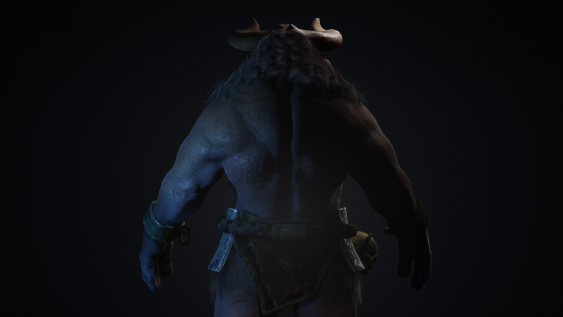 3D Minotaur Beast Of Crete - TurboSquid 2053623