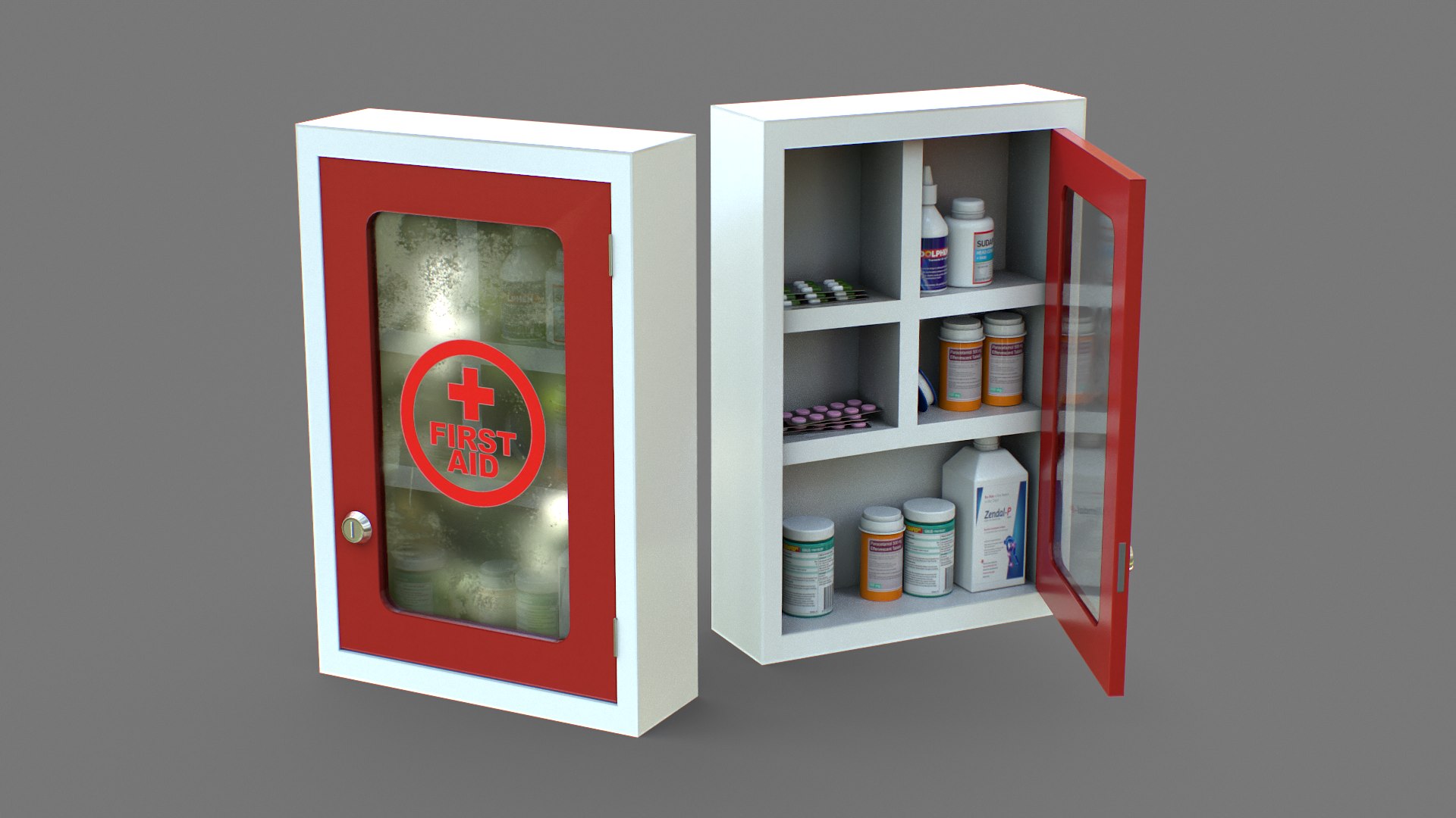 First Aid Box model - TurboSquid 2017230
