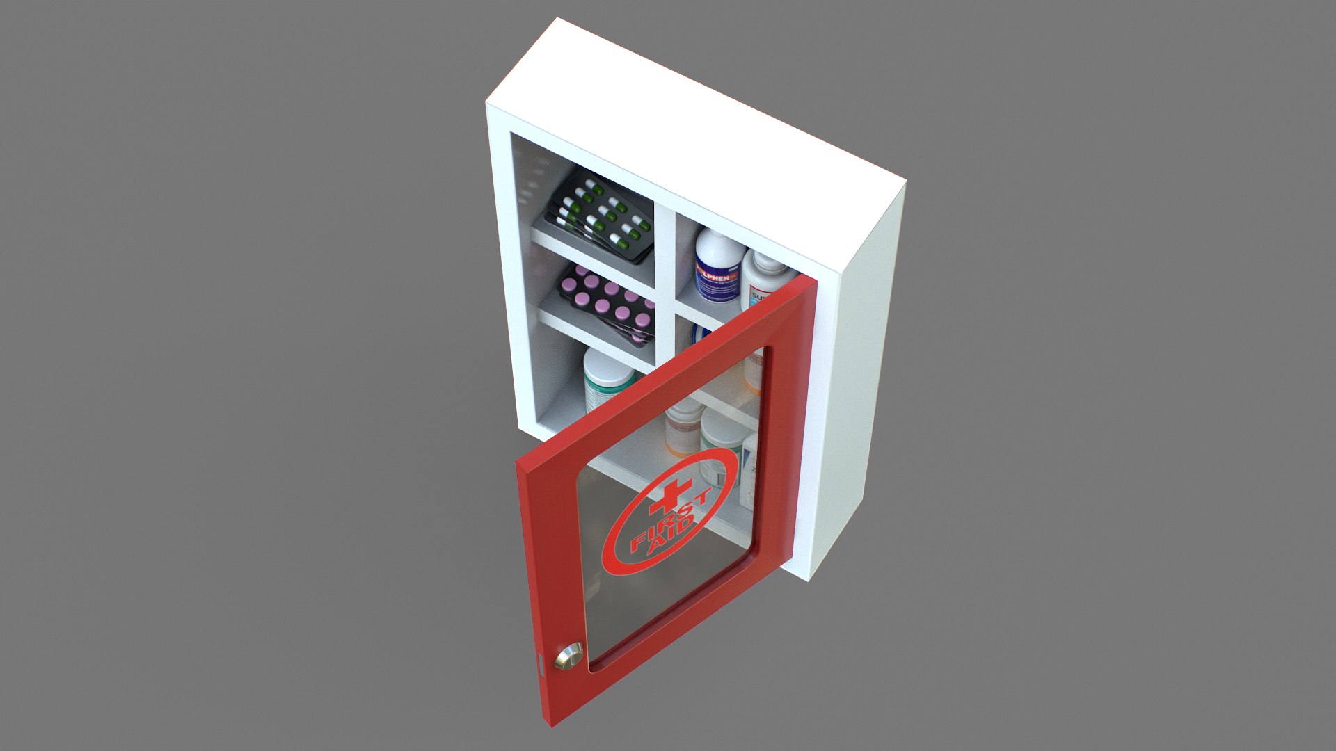 First Aid Box model - TurboSquid 2017230