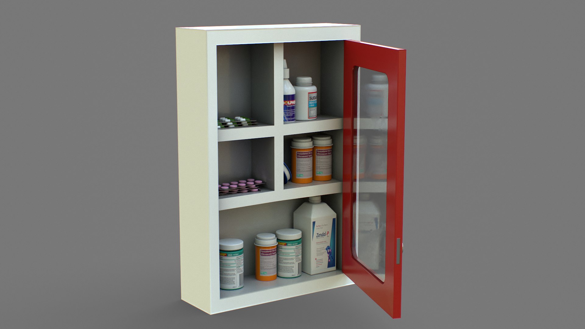 First Aid Box model - TurboSquid 2017230