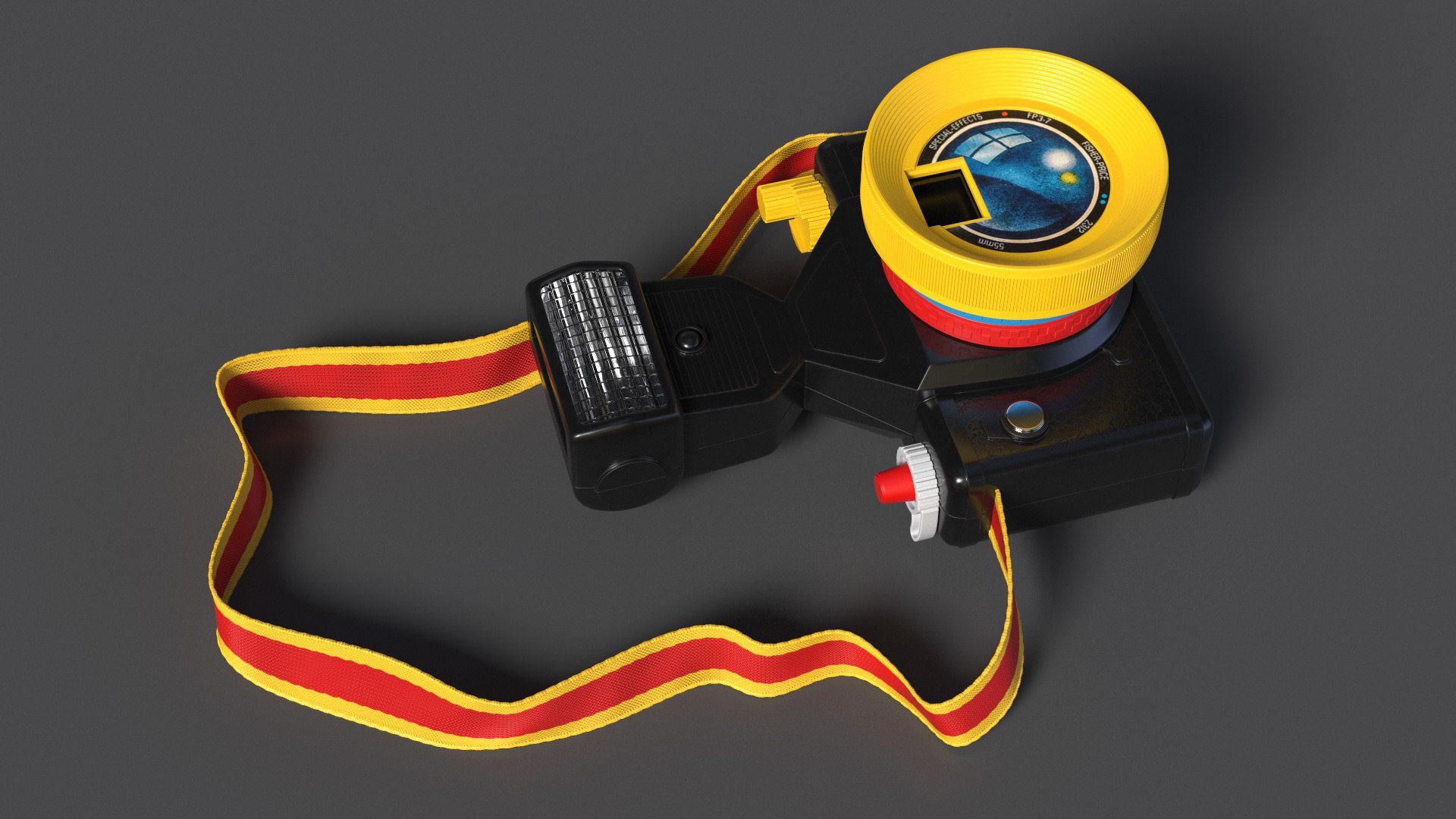 3D Toy Film Camera With Flash - TurboSquid 2296403