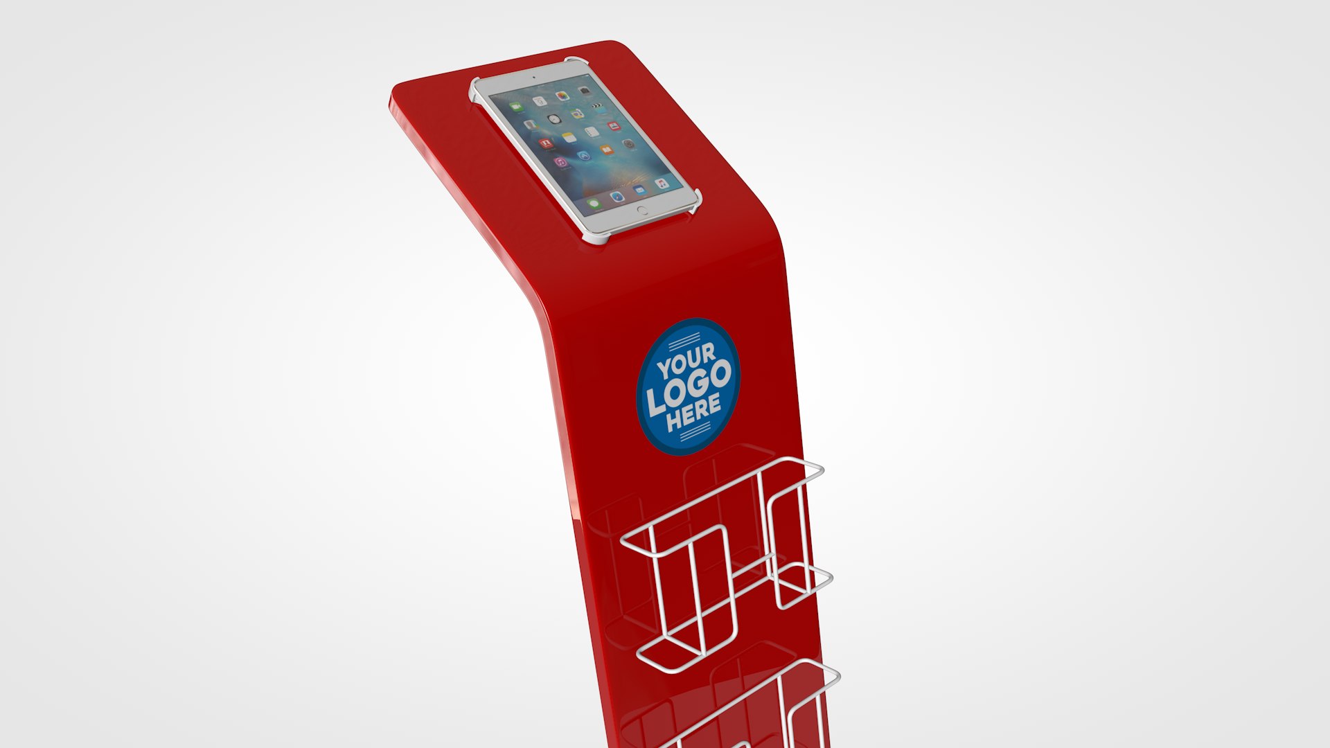 3D Brochure Stand - TurboSquid 1326195
