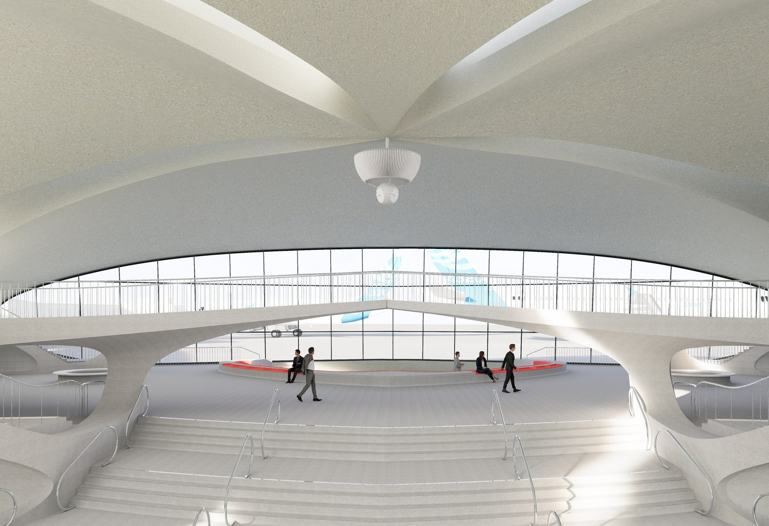 3D TWA Flight Center 90s Model Model - TurboSquid 2170043