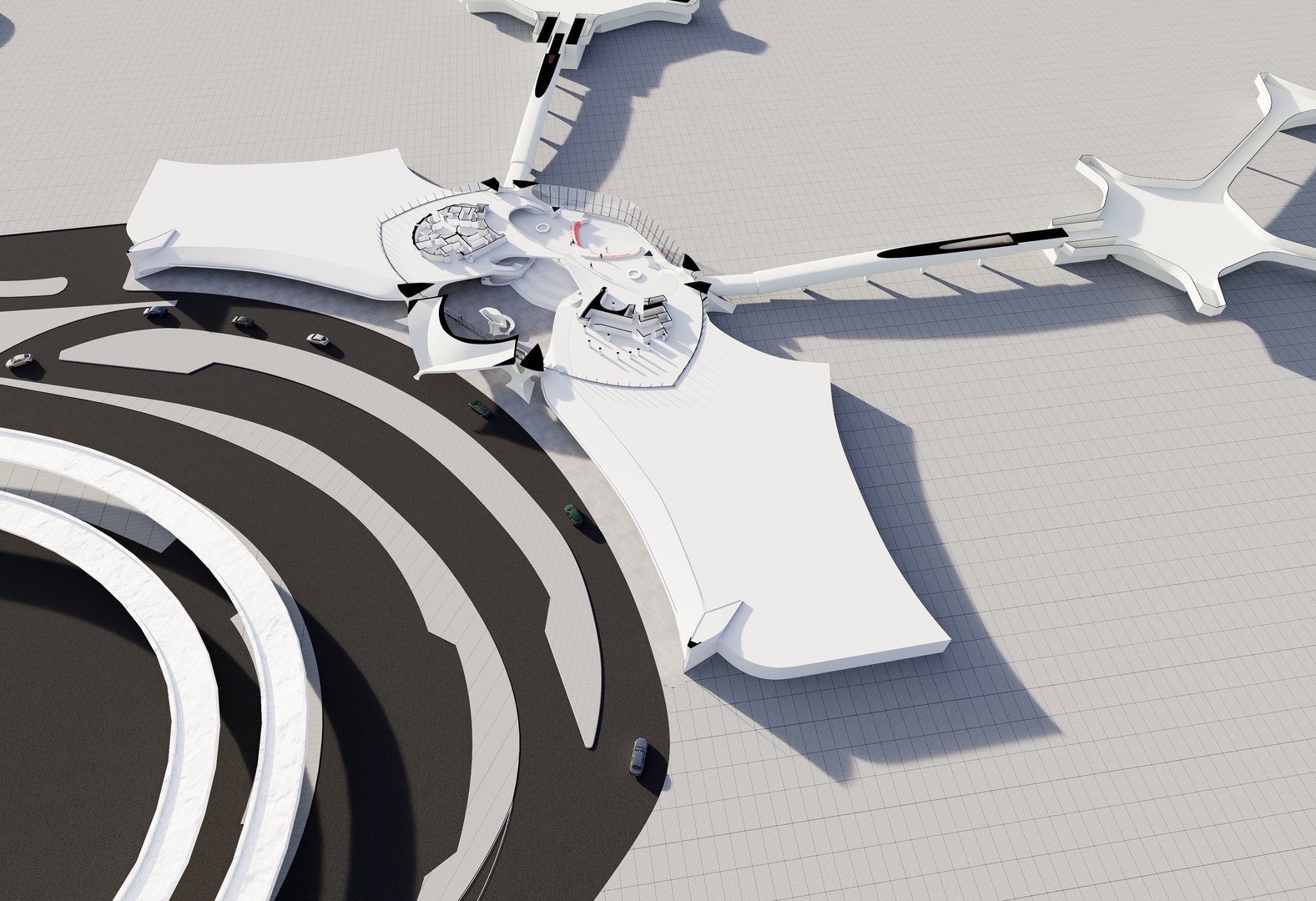 3D TWA Flight Center 90s Model Model - TurboSquid 2170043