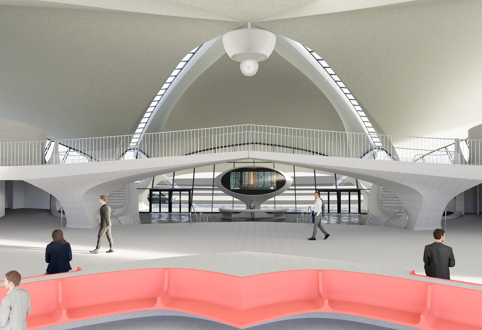 3D TWA Flight Center 90s Model Model - TurboSquid 2170043