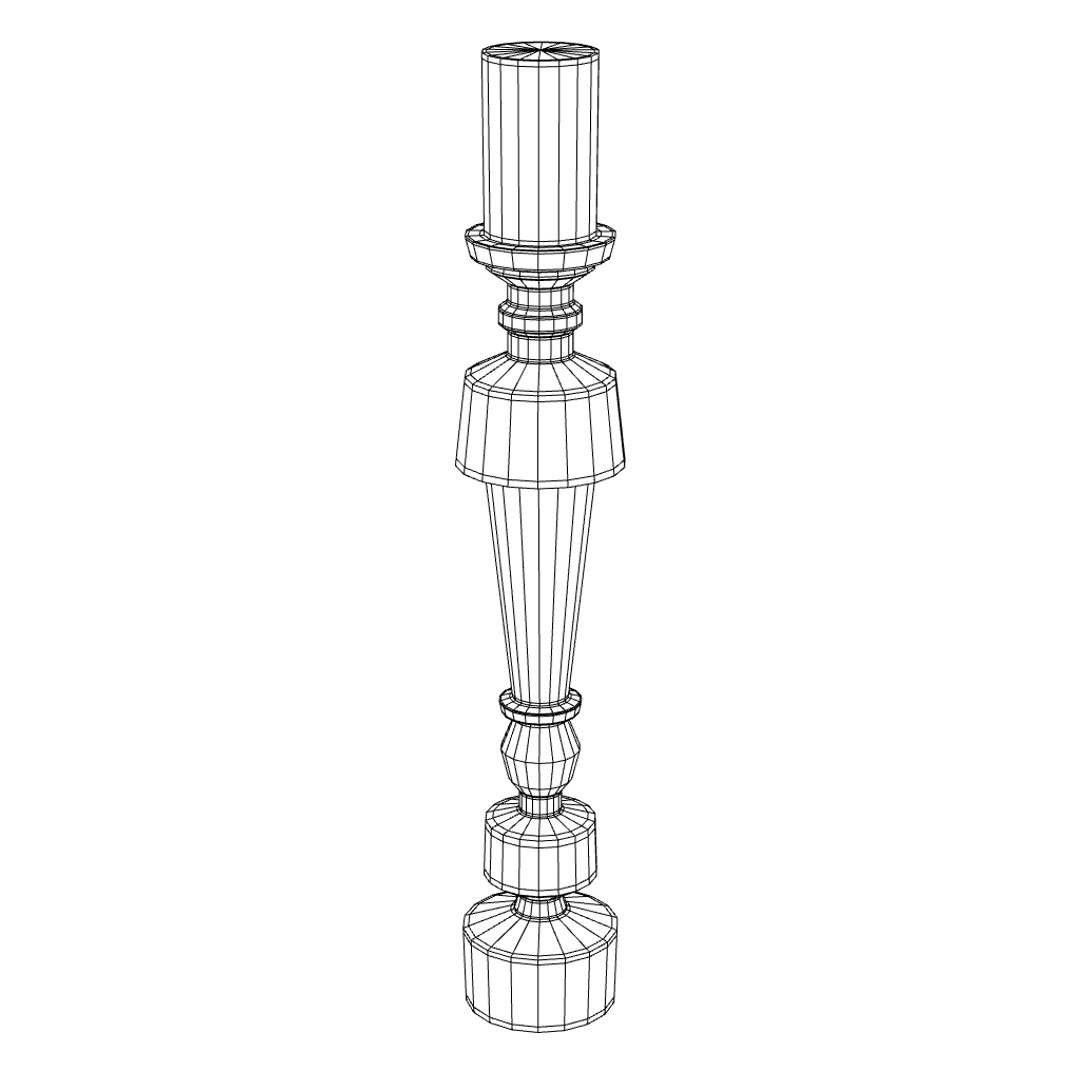 3D simple ornamental pillars model - TurboSquid 1208763