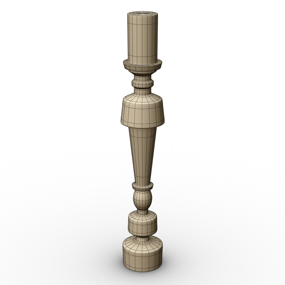 3D simple ornamental pillars model - TurboSquid 1208763