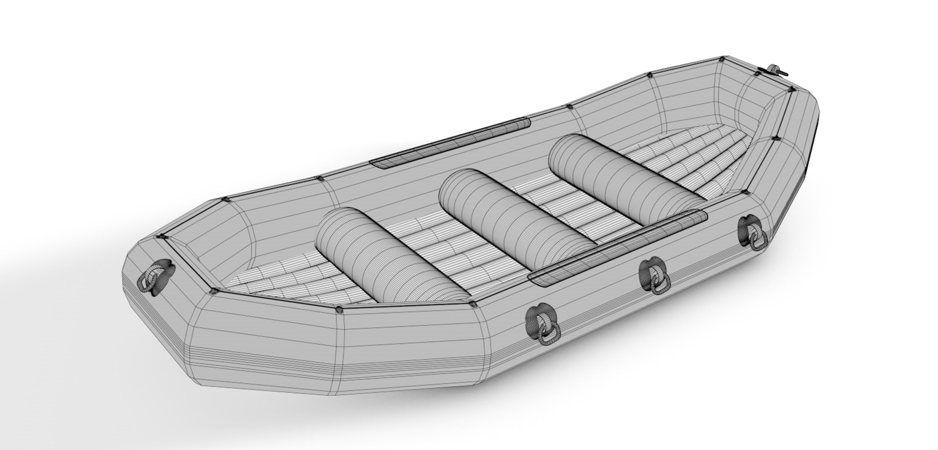 Rafting Ship Boat 3D - TurboSquid 1536484