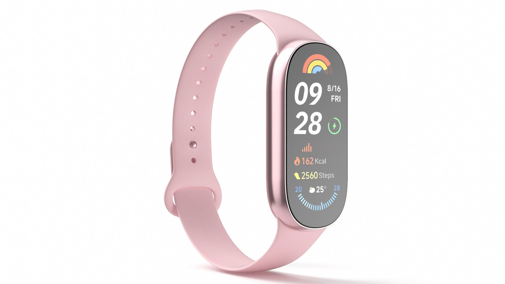 Xiaomi Smart Band 9 Pink 3D Model - TurboSquid 2280369