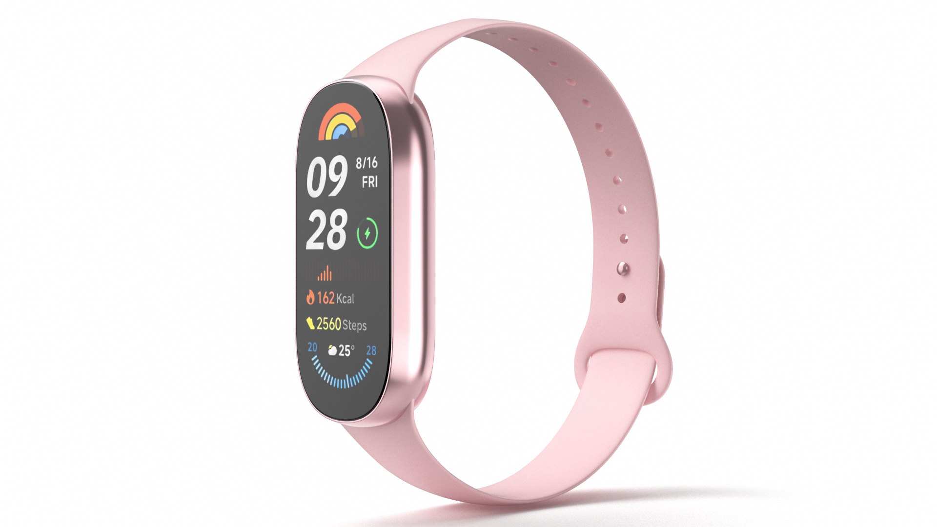 Xiaomi Smart Band 9 Pink 3D Model - TurboSquid 2280369