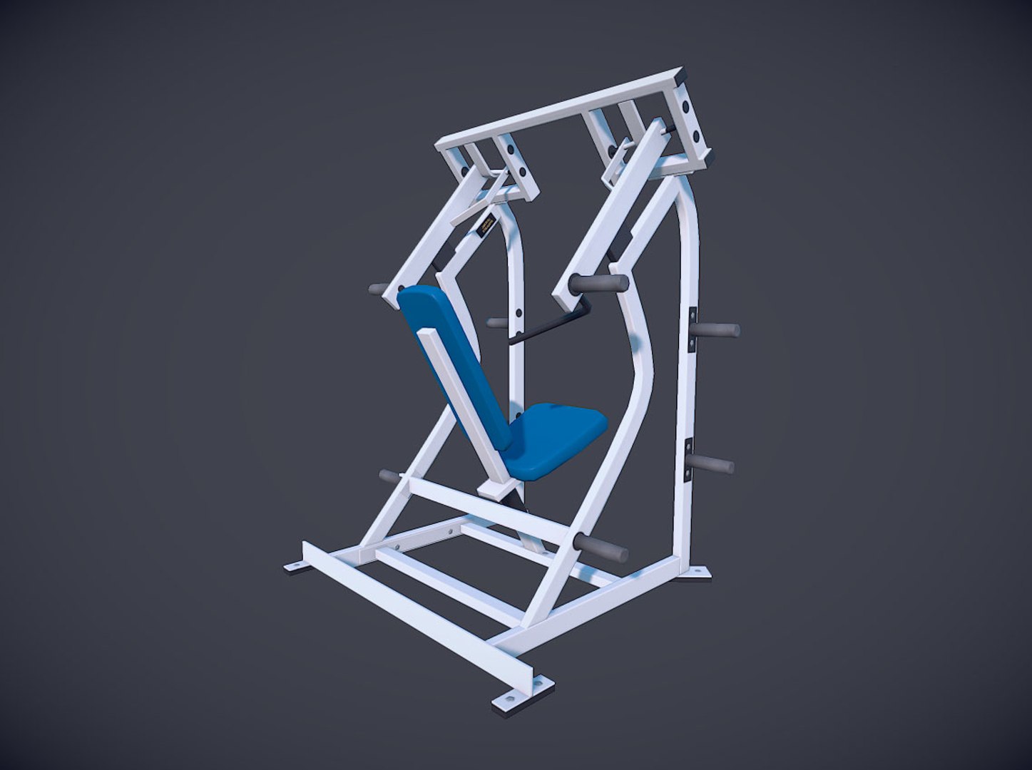 shoulder press 3d max