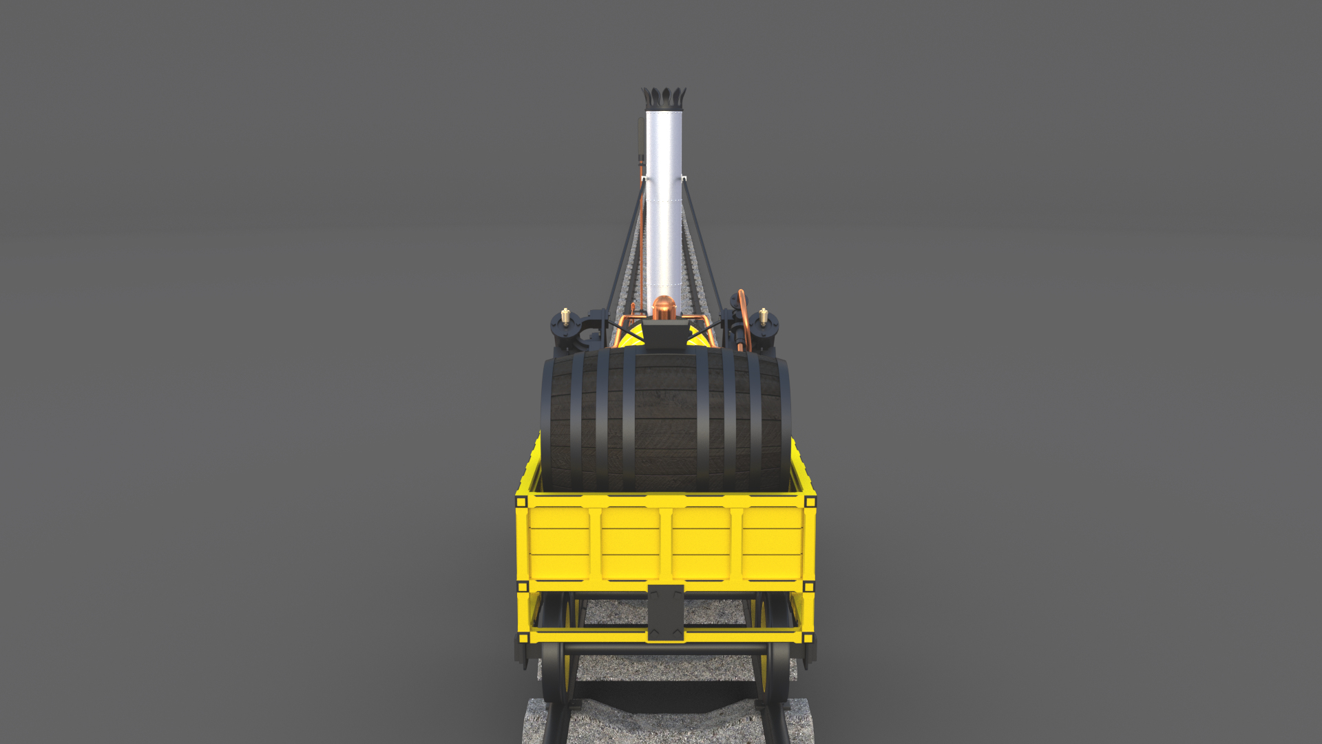 3D Steam Locomotive Rocket Engine - TurboSquid 1226927