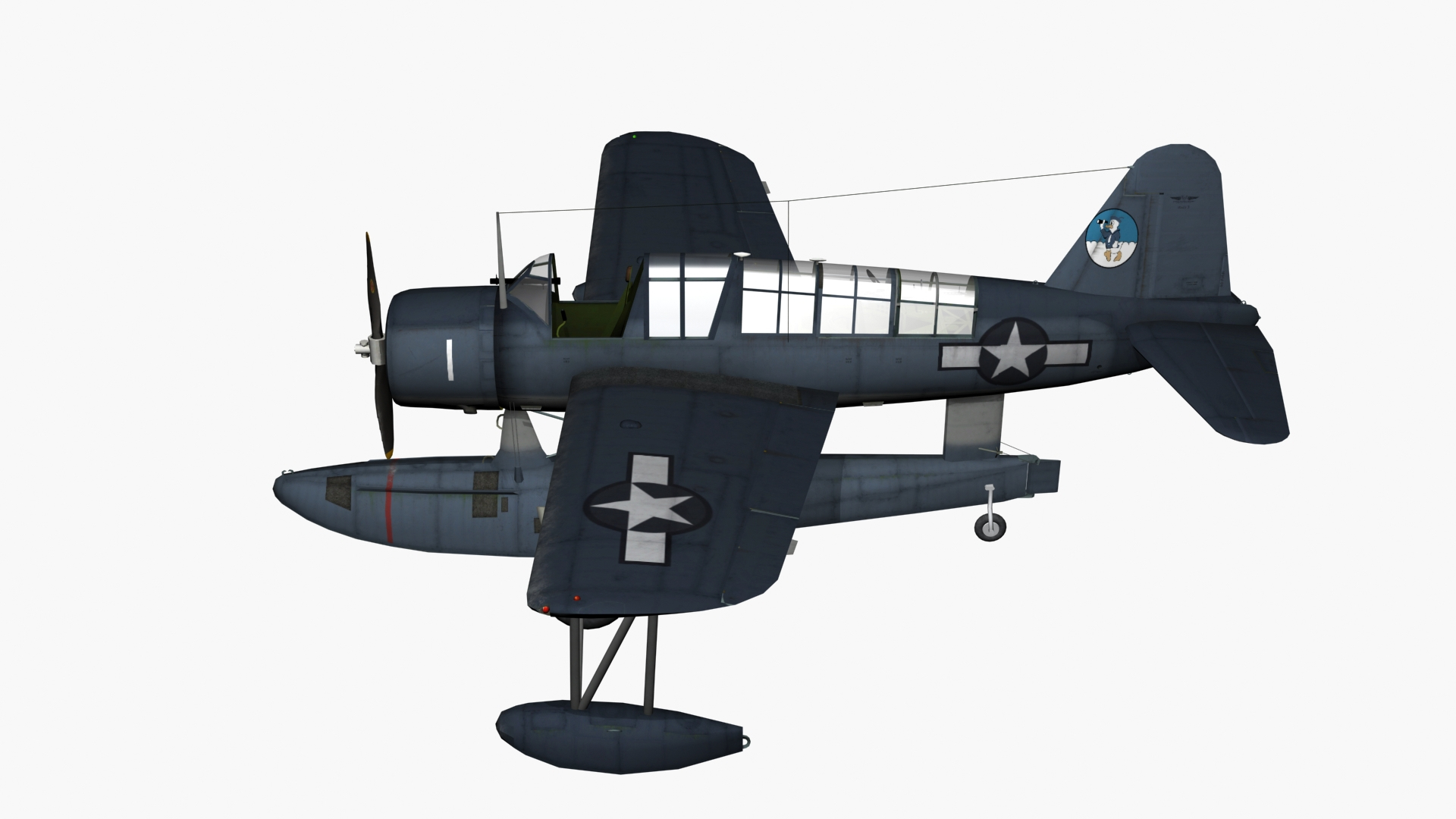 OS2U Kingfisher 1944 3D Model - TurboSquid 2341935