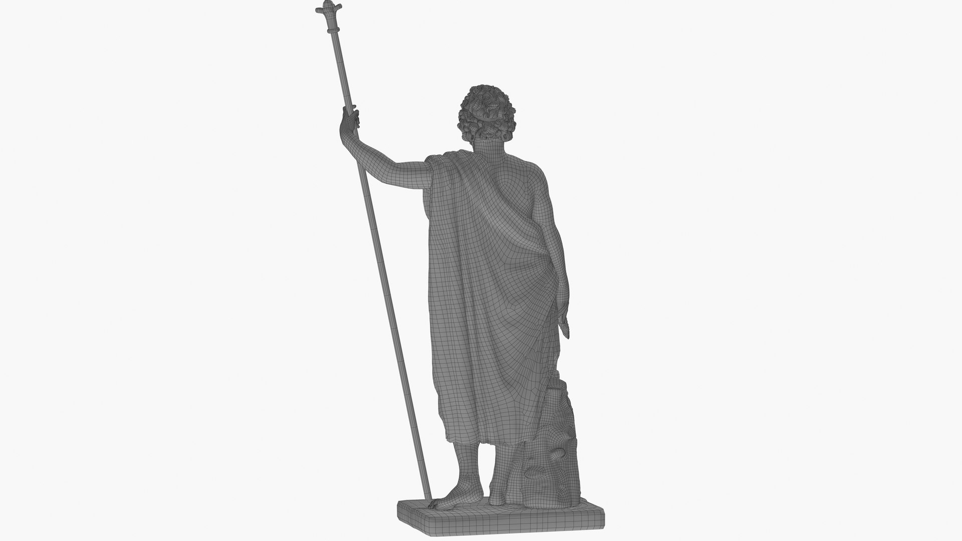Zeus Sculpture Marble 3D Model - TurboSquid 1433321