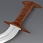 3d African Swords Model