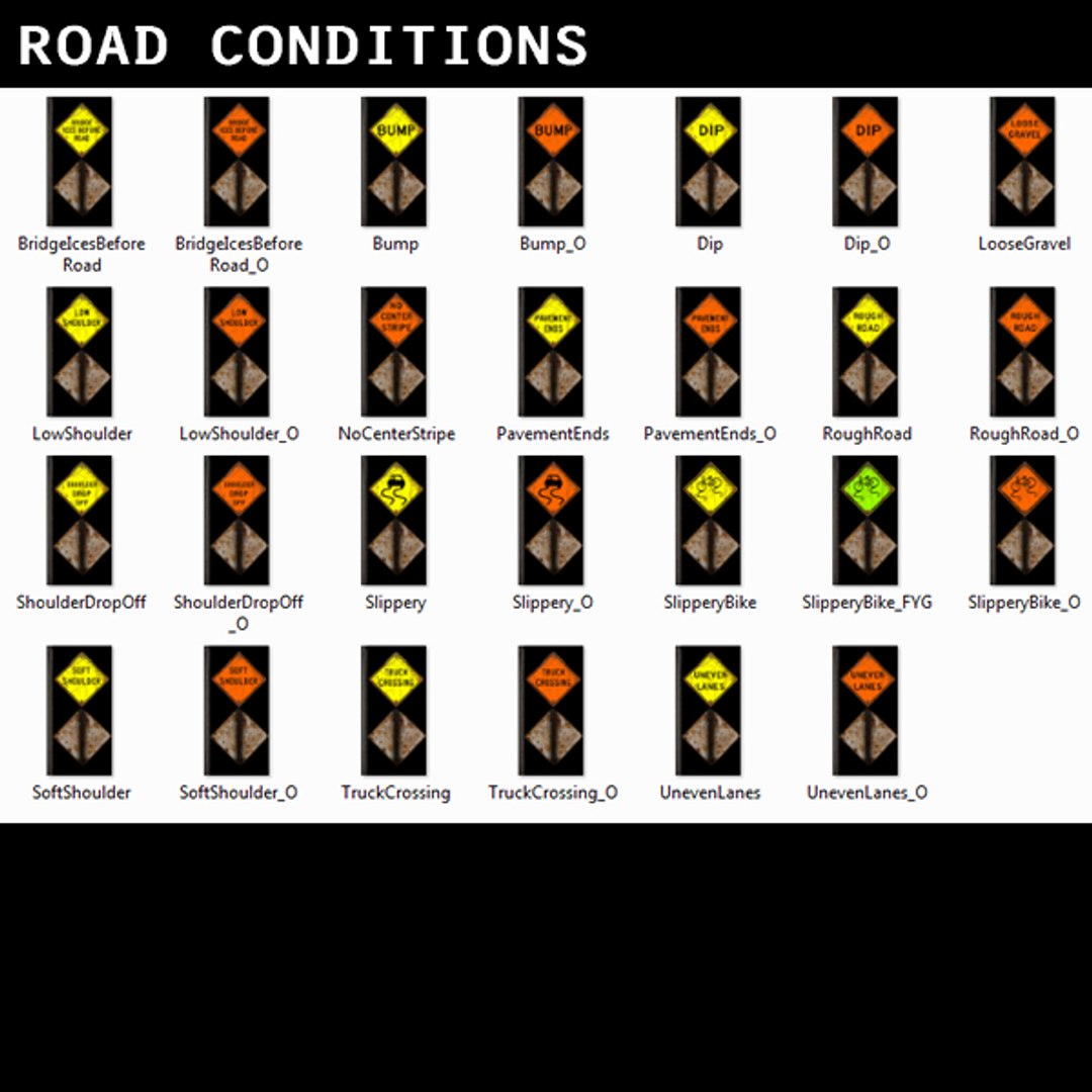 3d Pack Warning Signs