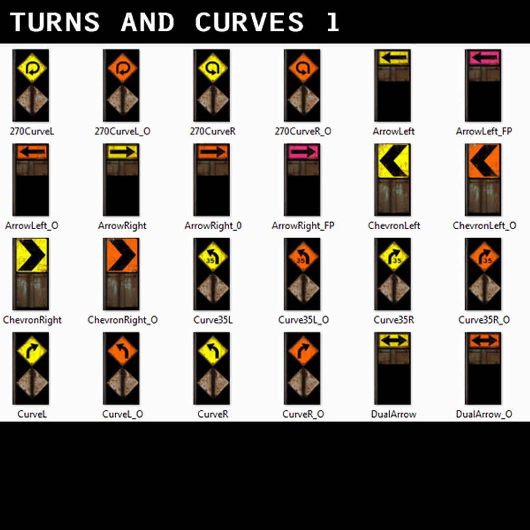 3d Pack Warning Signs