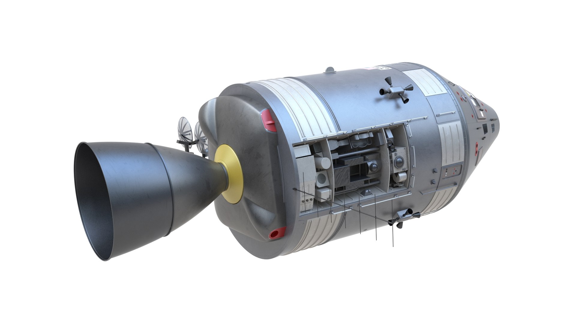 3D apollo spacecraft space - TurboSquid 1468222